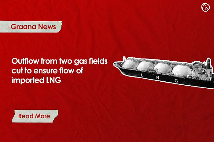 Outflow from two gas fields cut to ensure flow of imported LNG | Graana.com