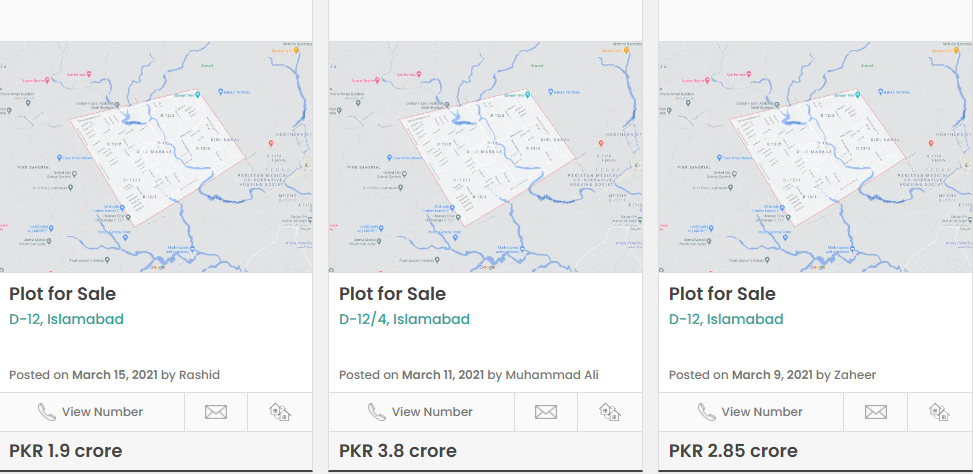 Price Trends of Property in Sector D-12, Islamabad | Graana.com