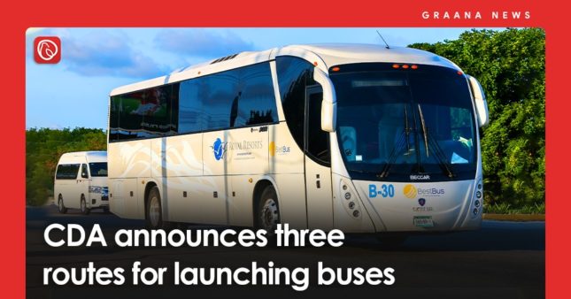 CDA announces three routes for launching buses | Graana.com
