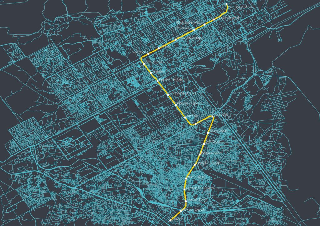 Islamabad and Rawalpindi Metro Bus Routes | Graana.com