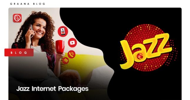 Jazz Internet Package- Daily, Weekly & Monthly | Graana.com